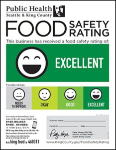 Excellent Public Health Rating | Paddy Coyne’s Irish Pub